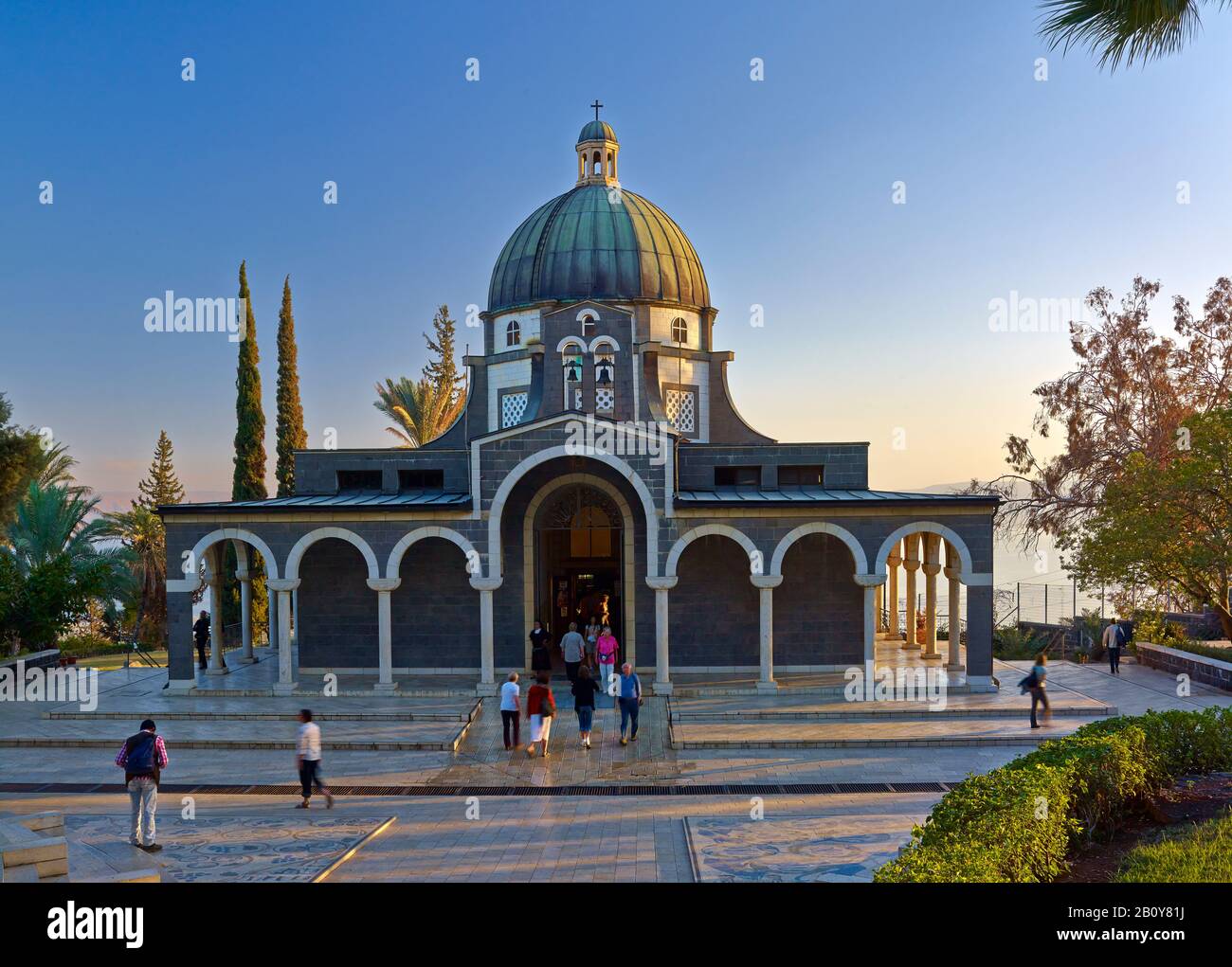 Israel galilee exterior church beatitudes hi-res stock photography and ...