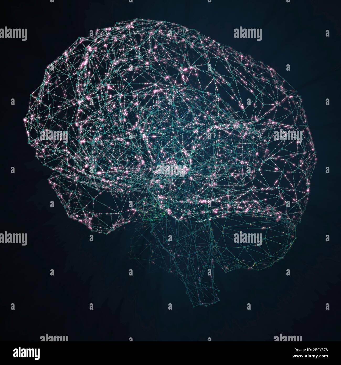 Human brain, illustration Stock Photo - Alamy