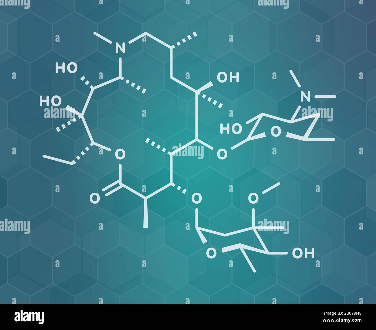 Azithromycin antibiotic drug, illustration Stock Photo - Alamy