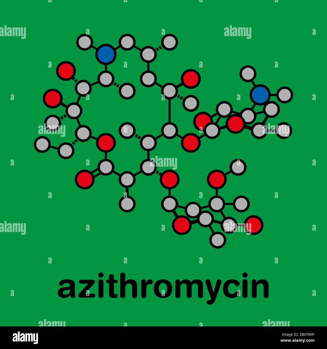 Azithromycin antibiotic drug, illustration Stock Photo - Alamy