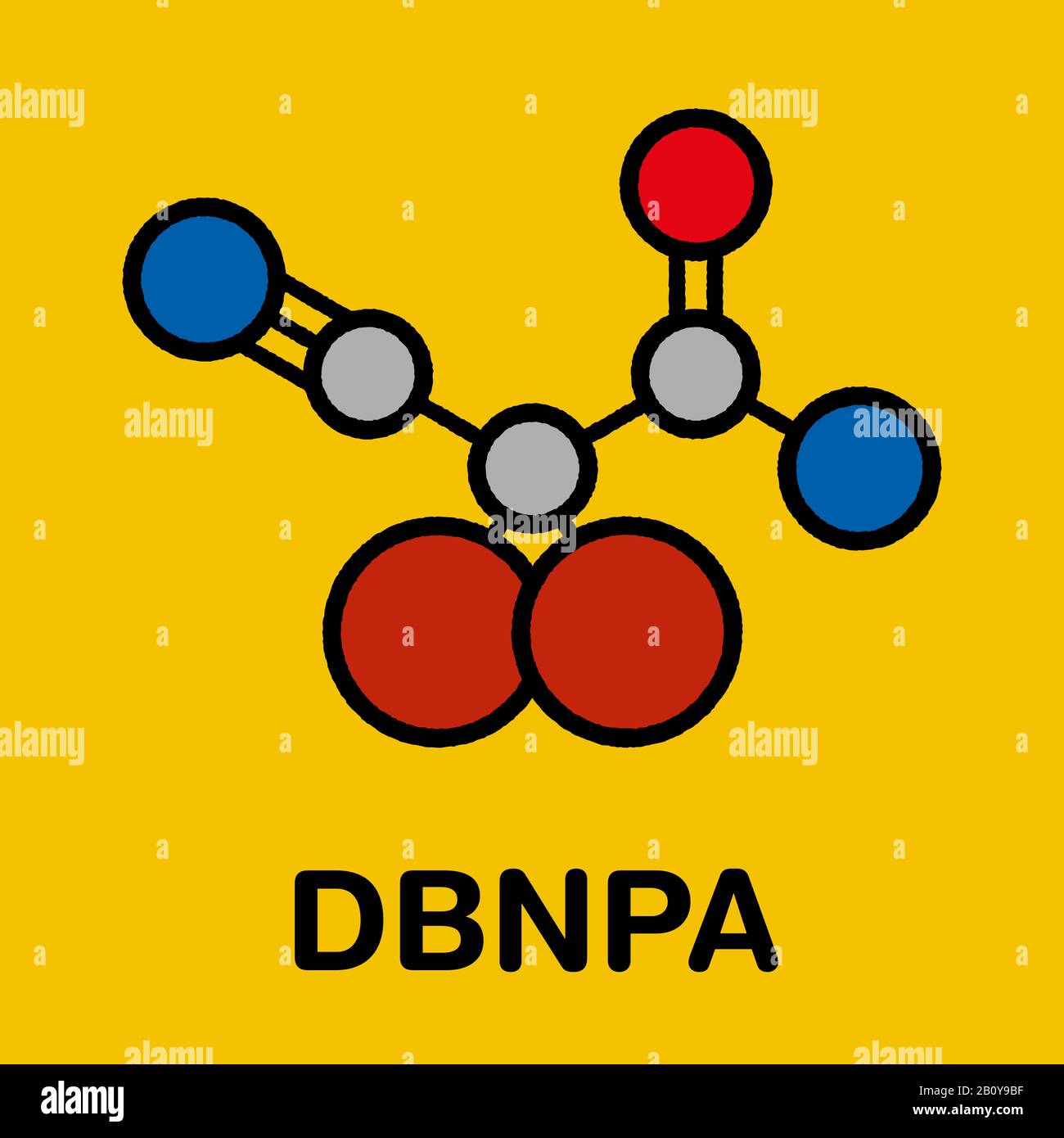 DBNPA biocide molecule, illustration Stock Photo - Alamy