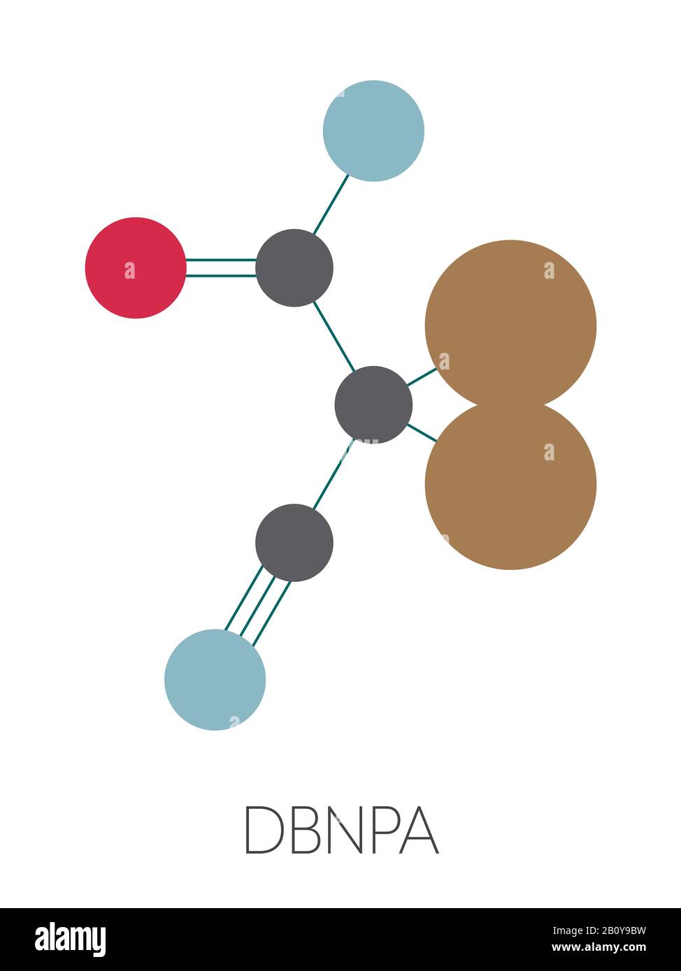 DBNPA biocide molecule, illustration Stock Photo - Alamy