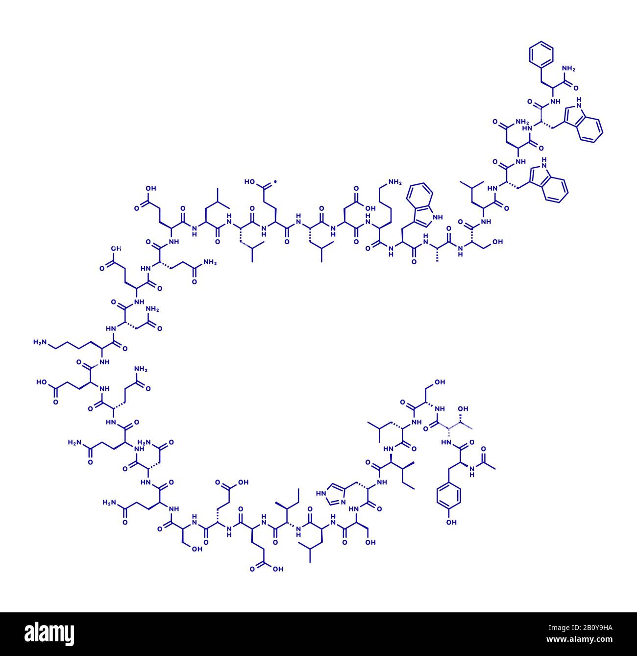 Enfuvirtide HIV drug, illustration Stock Photo - Alamy