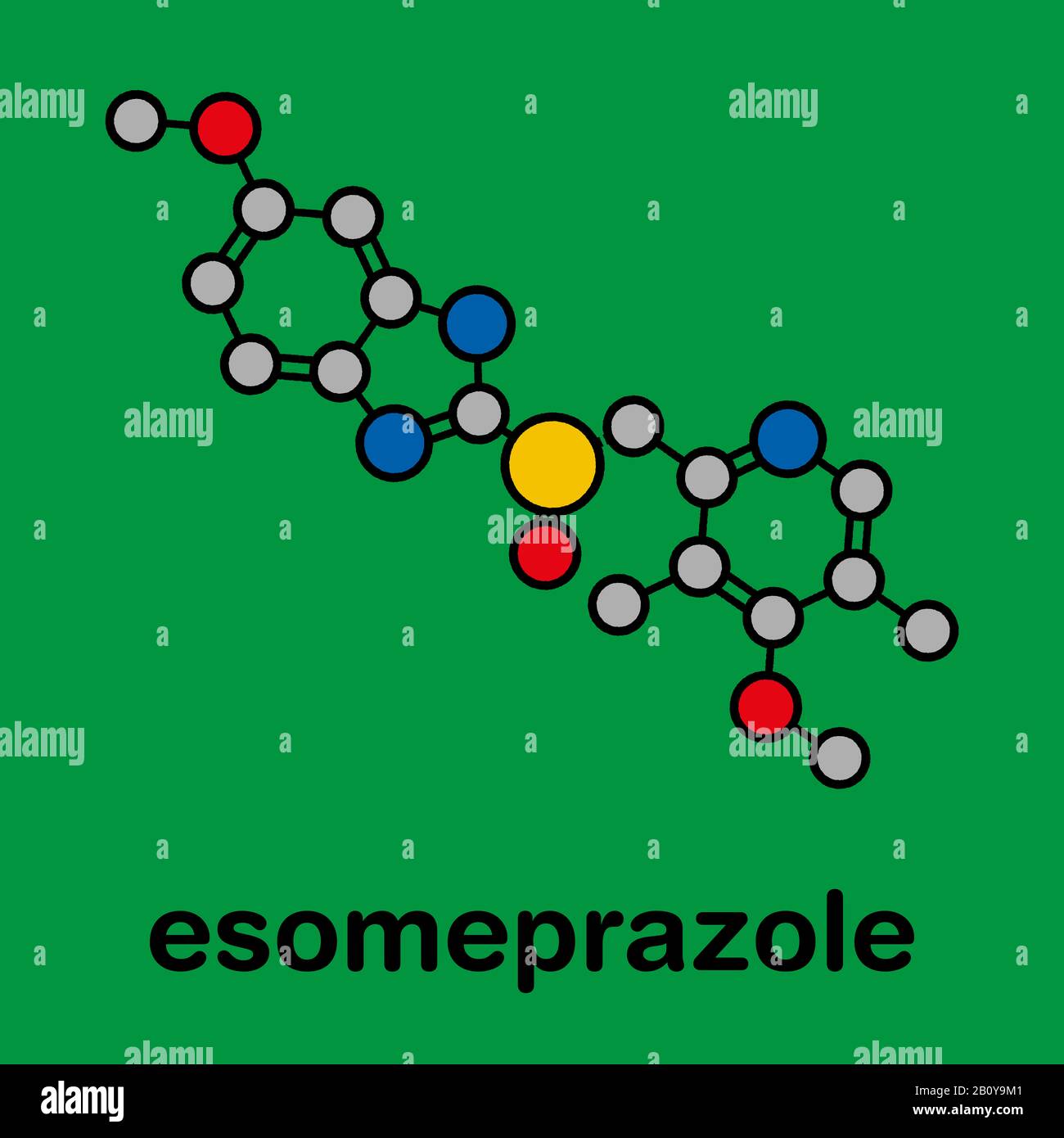 Omeprazole molecular hi-res stock photography and images - Alamy