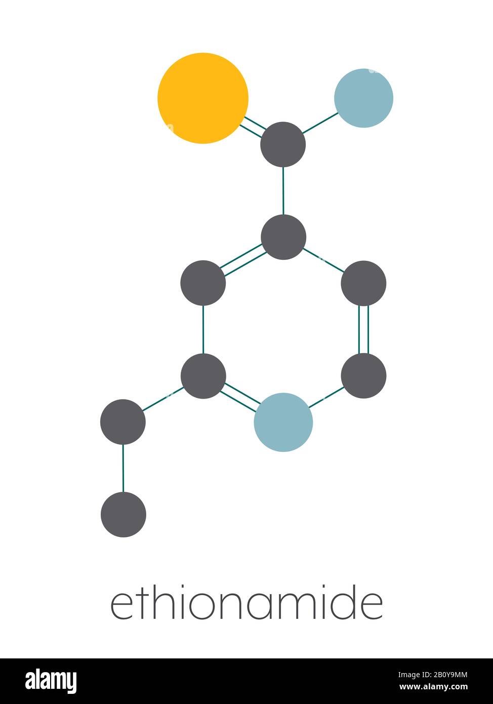 Ethionamide tuberculosis drug molecule, illustration Stock Photo - Alamy