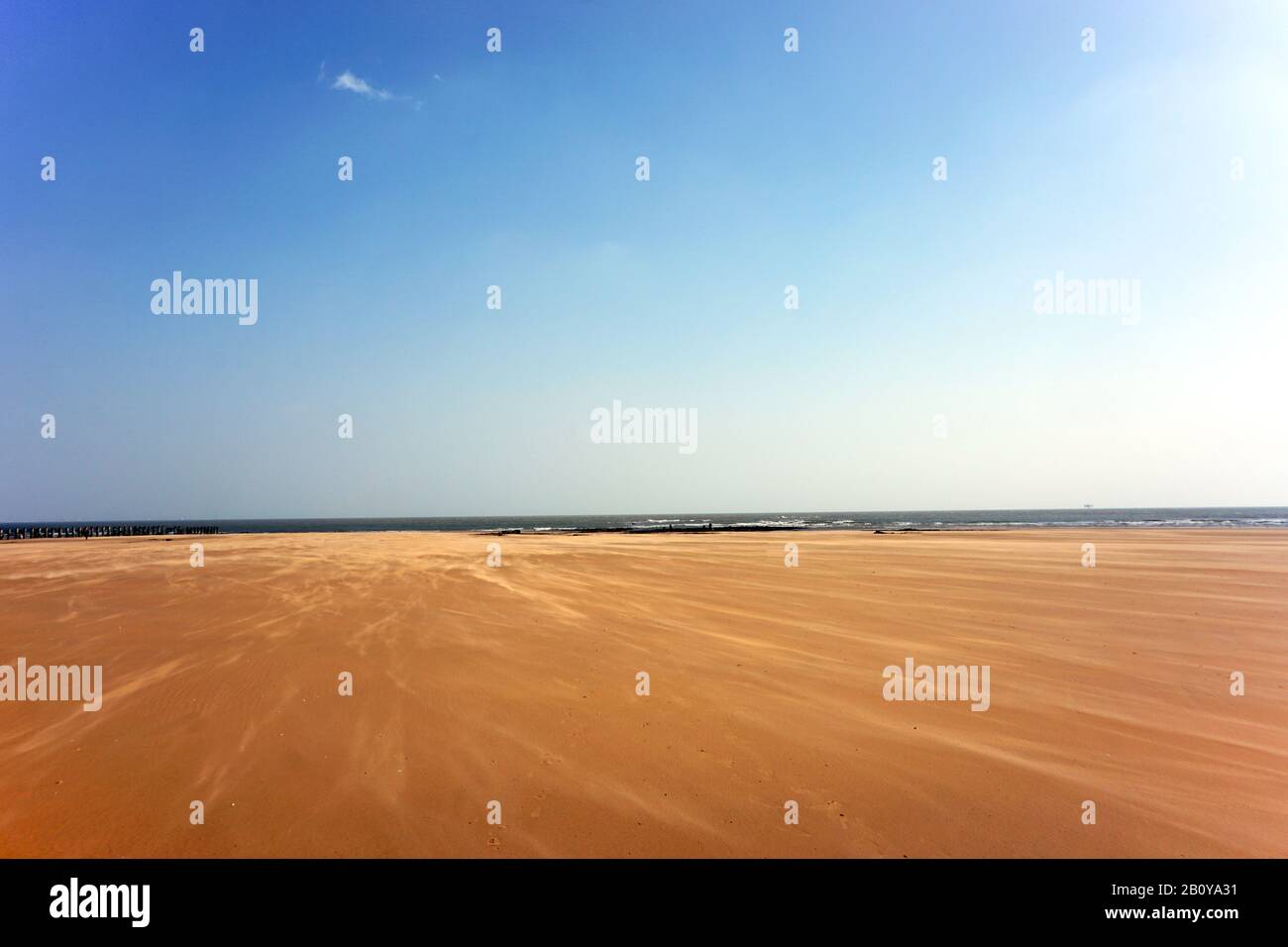 Beach scenery of Wujiatai Sea in Rizhao, Shandong Province, China Stock ...