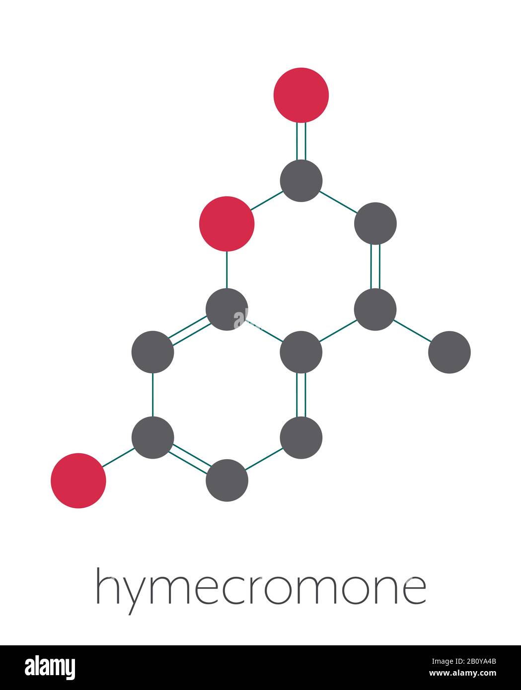 Hymecromone drug molecule, illustration Stock Photo - Alamy