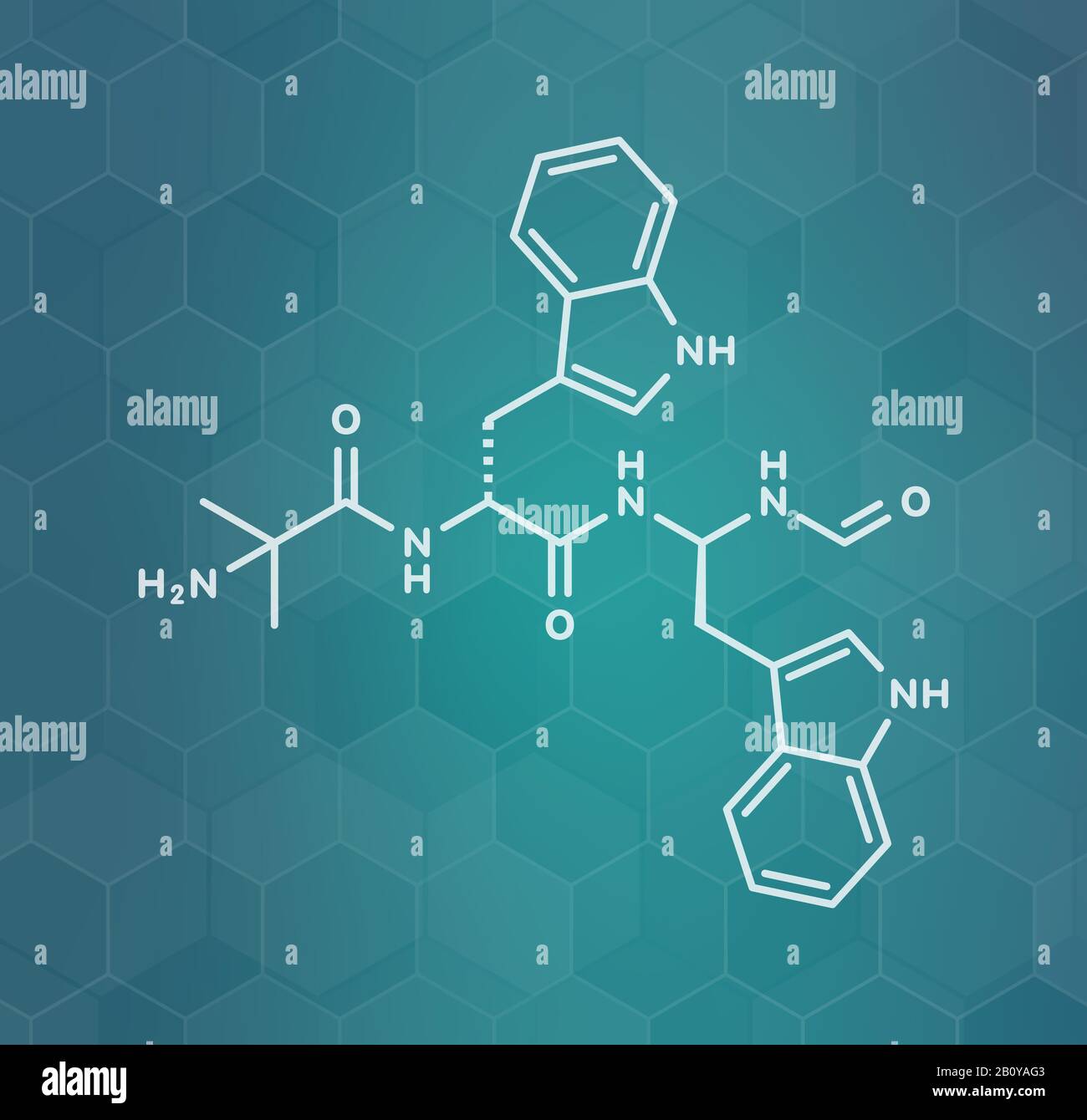 Macimorelin adult growth hormone diagnostic drug molecule Stock Photo ...