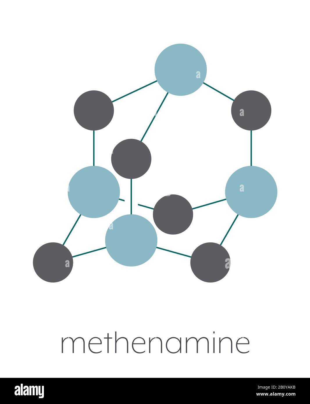 Methenamine molecule, illustration Stock Photo - Alamy