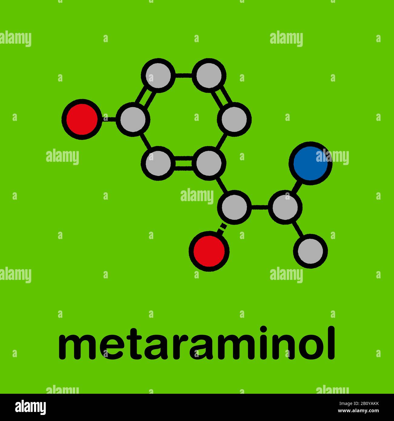 Metaraminol hypotension drug molecule, illustration Stock Photo - Alamy