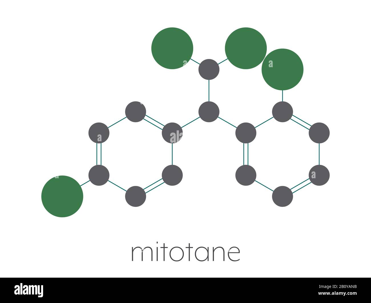 Mitotane cancer drug molecule, illustration Stock Photo - Alamy