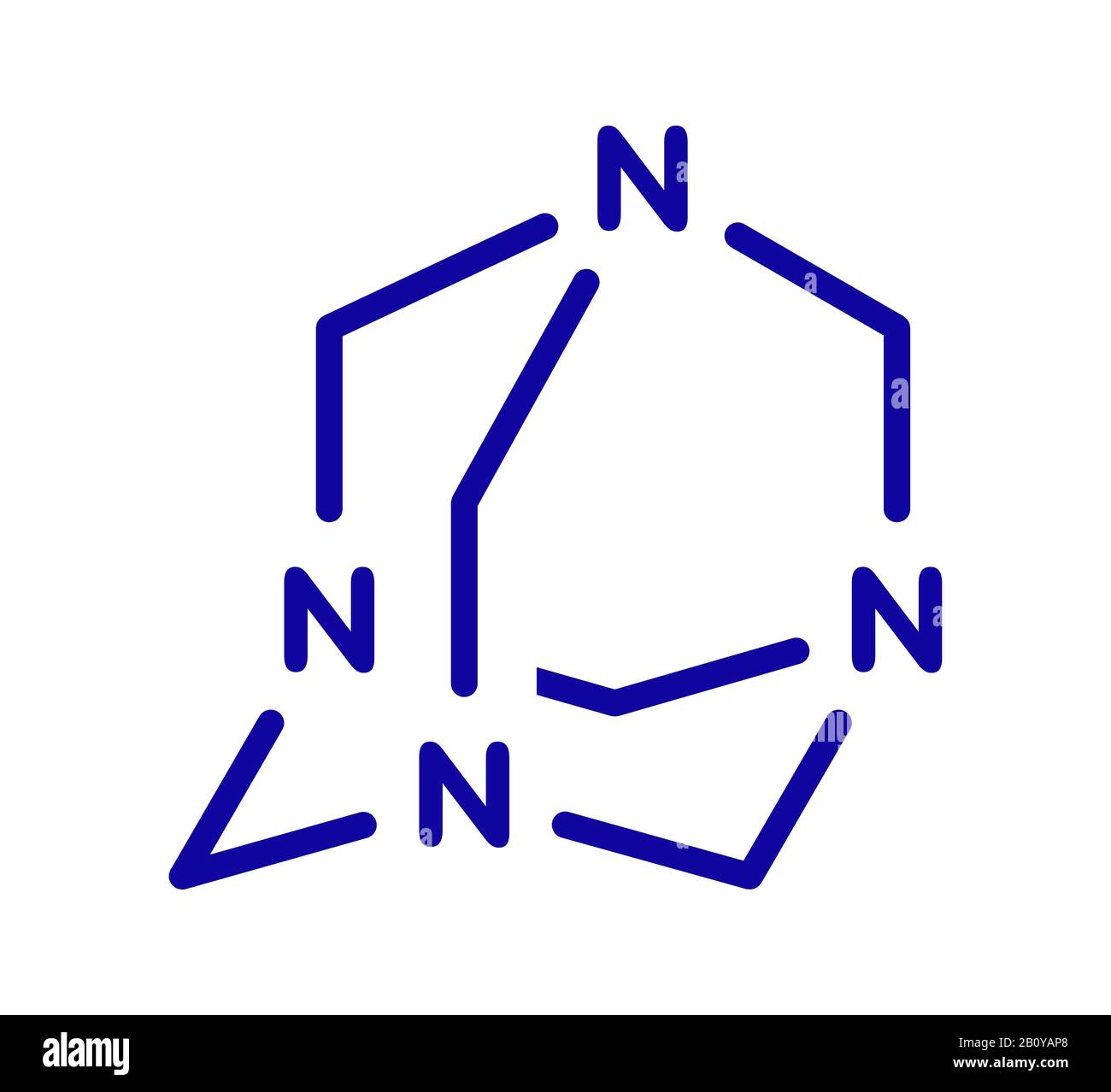 Methenamine molecule, illustration Stock Photo - Alamy