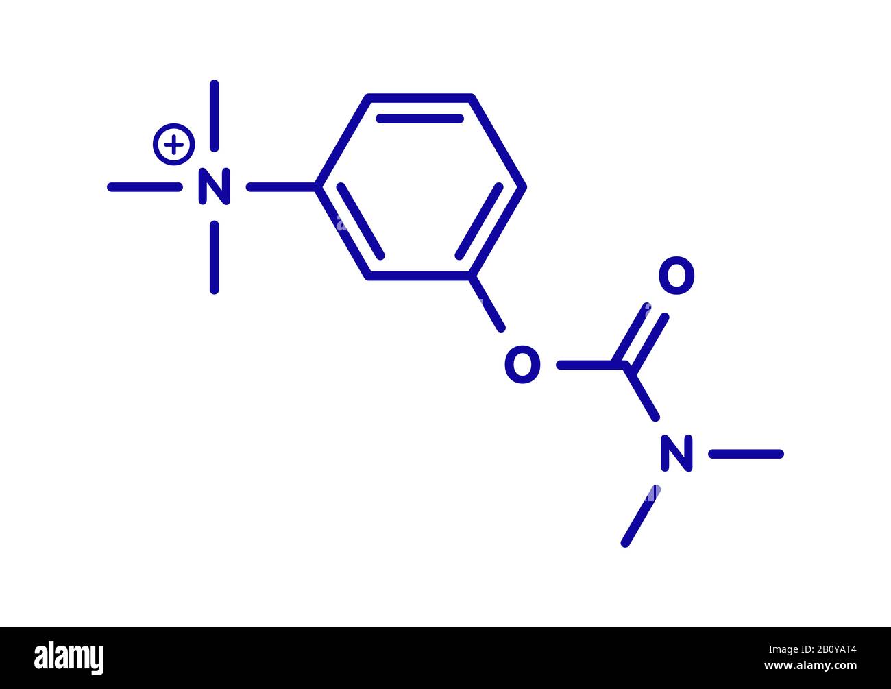 Neostigmine drug molecule, illustration Stock Photo - Alamy