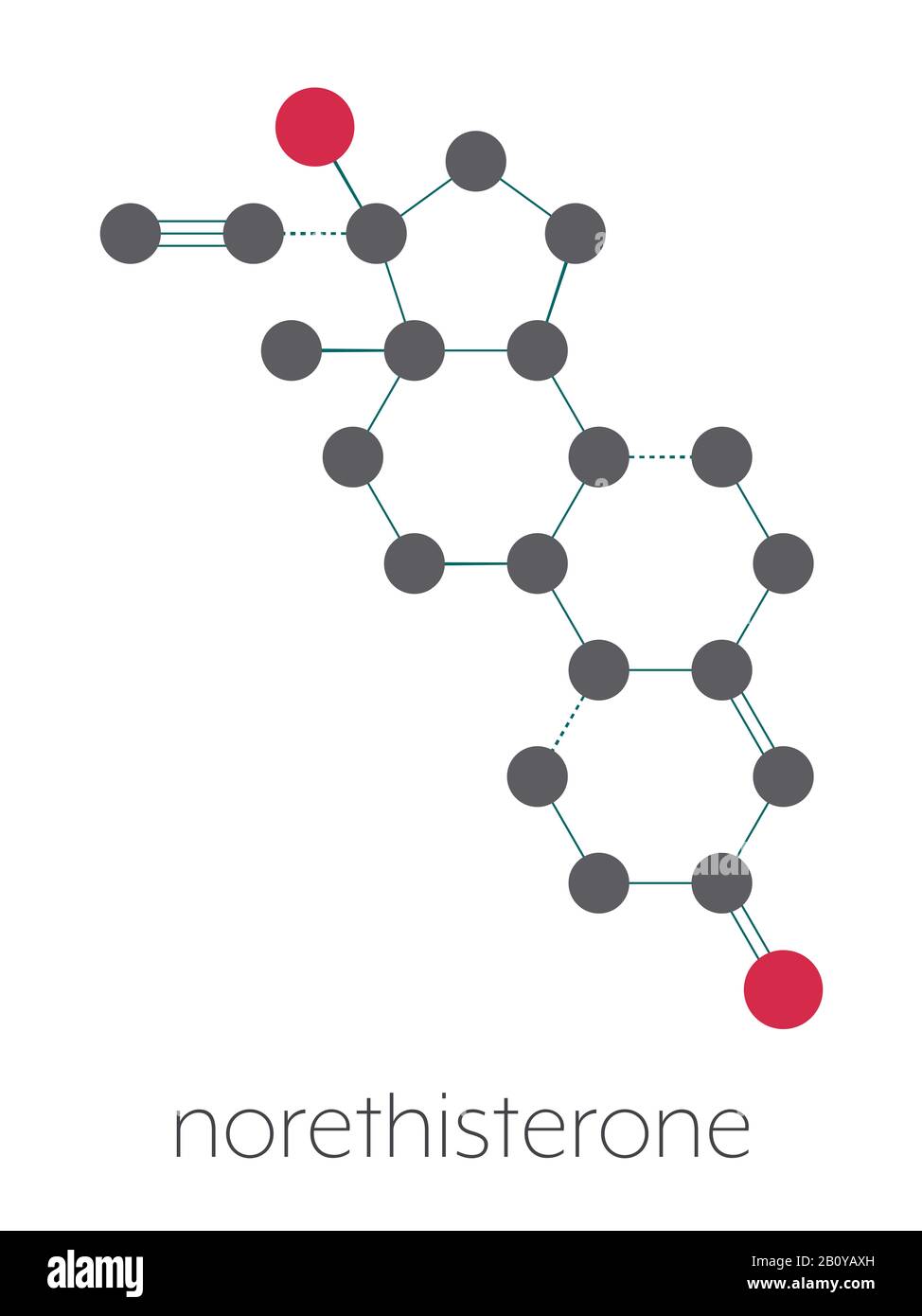 Norethisterone progestogen hormone drug, illustration Stock Photo - Alamy