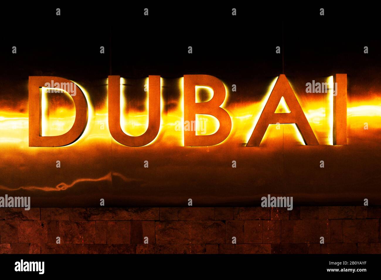 Arabic letters dubai hi-res stock photography and images - Alamy