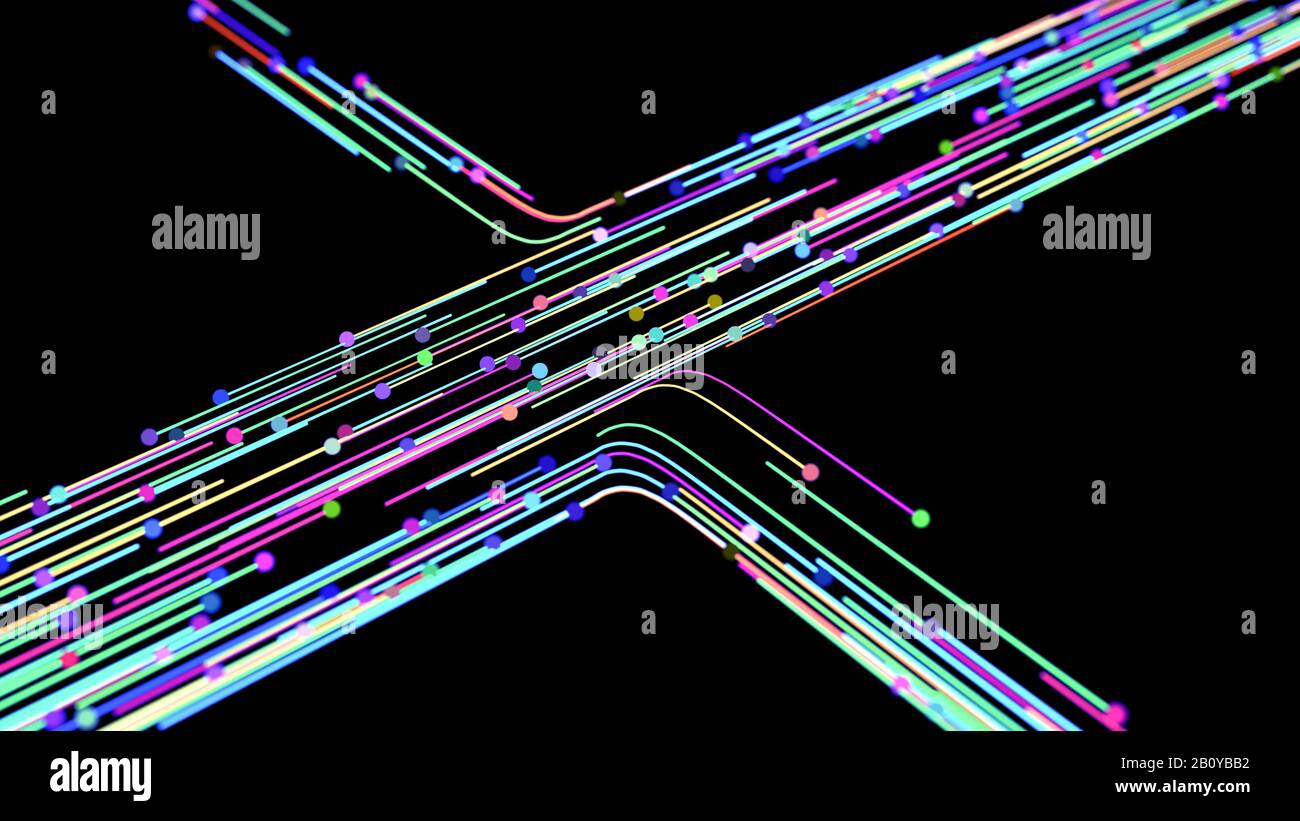 Network traffic, conceptual illustration Stock Photo - Alamy