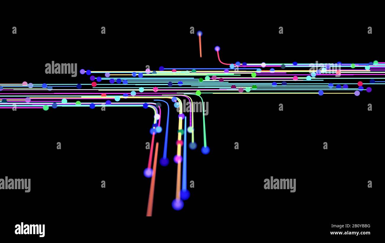 Network traffic, conceptual illustration Stock Photo - Alamy