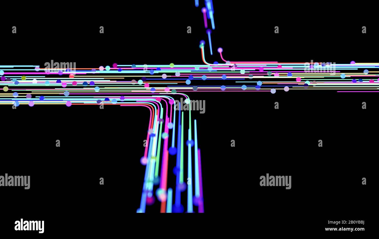 Network traffic, conceptual illustration Stock Photo - Alamy