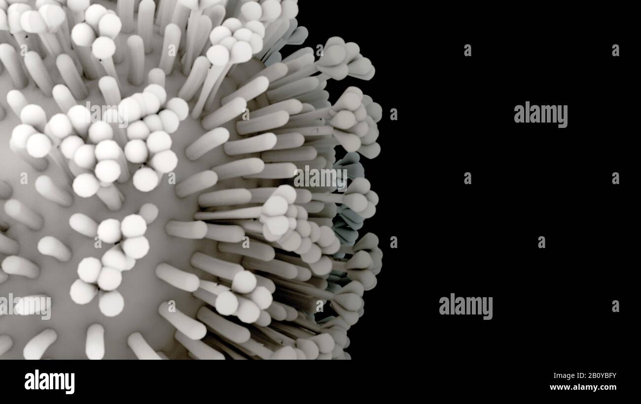 Influenza virus, illustration Stock Photo - Alamy