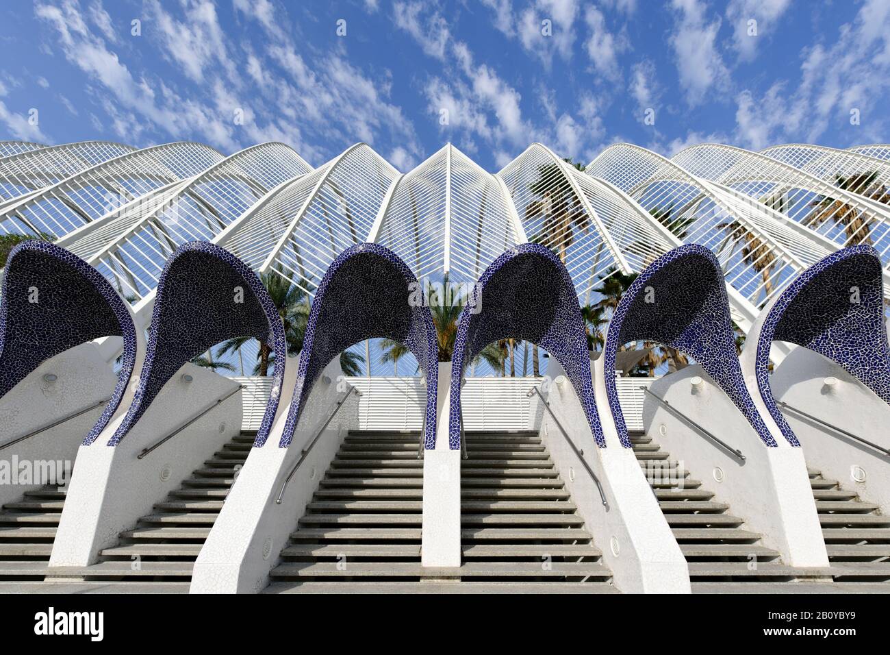 Entrance area, L'Umbracle, Ciudad de las Artes y las Ciencias, Valencia ...