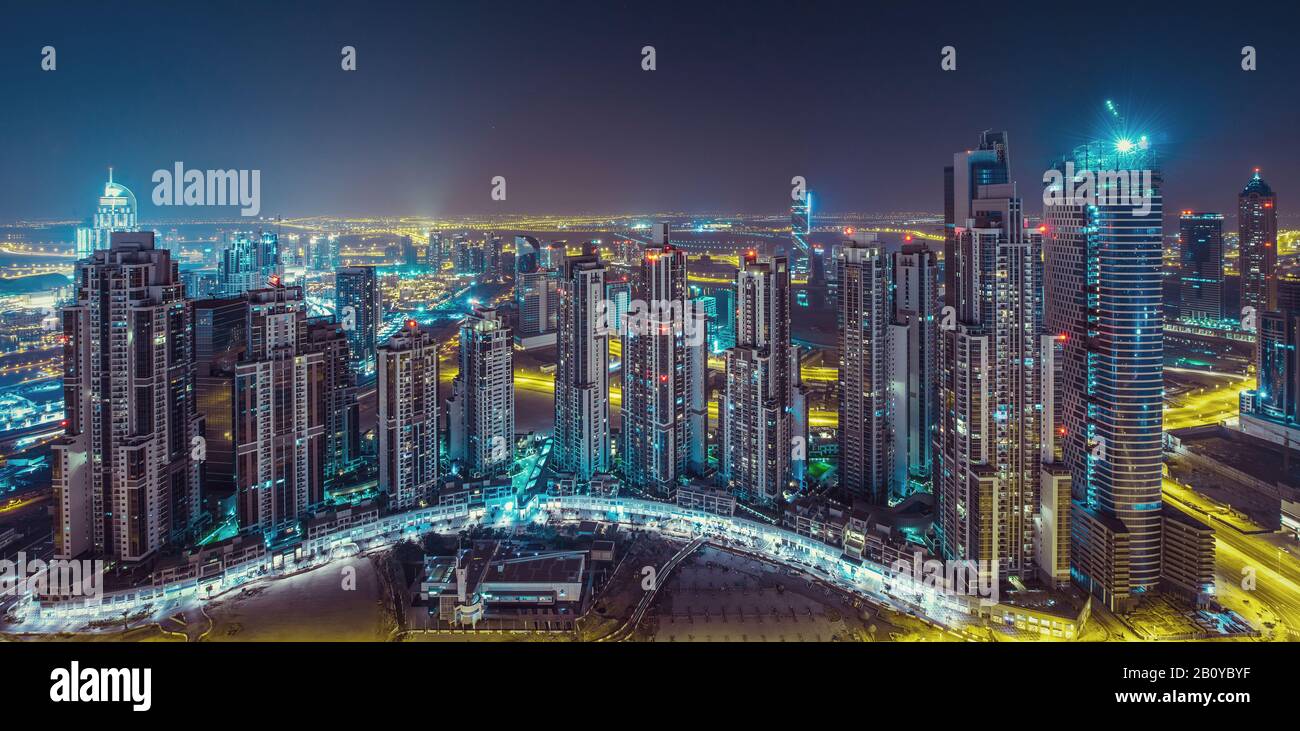 Dubai birds eye view hi-res stock photography and images - Alamy
