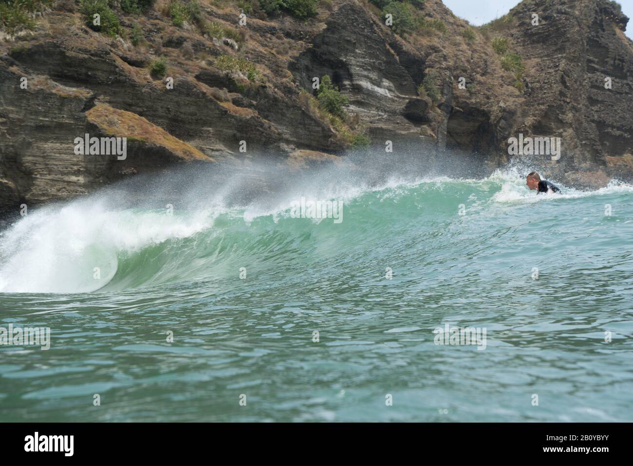 Surf surfing surfer board wave splash wave spray hi-res stock ...