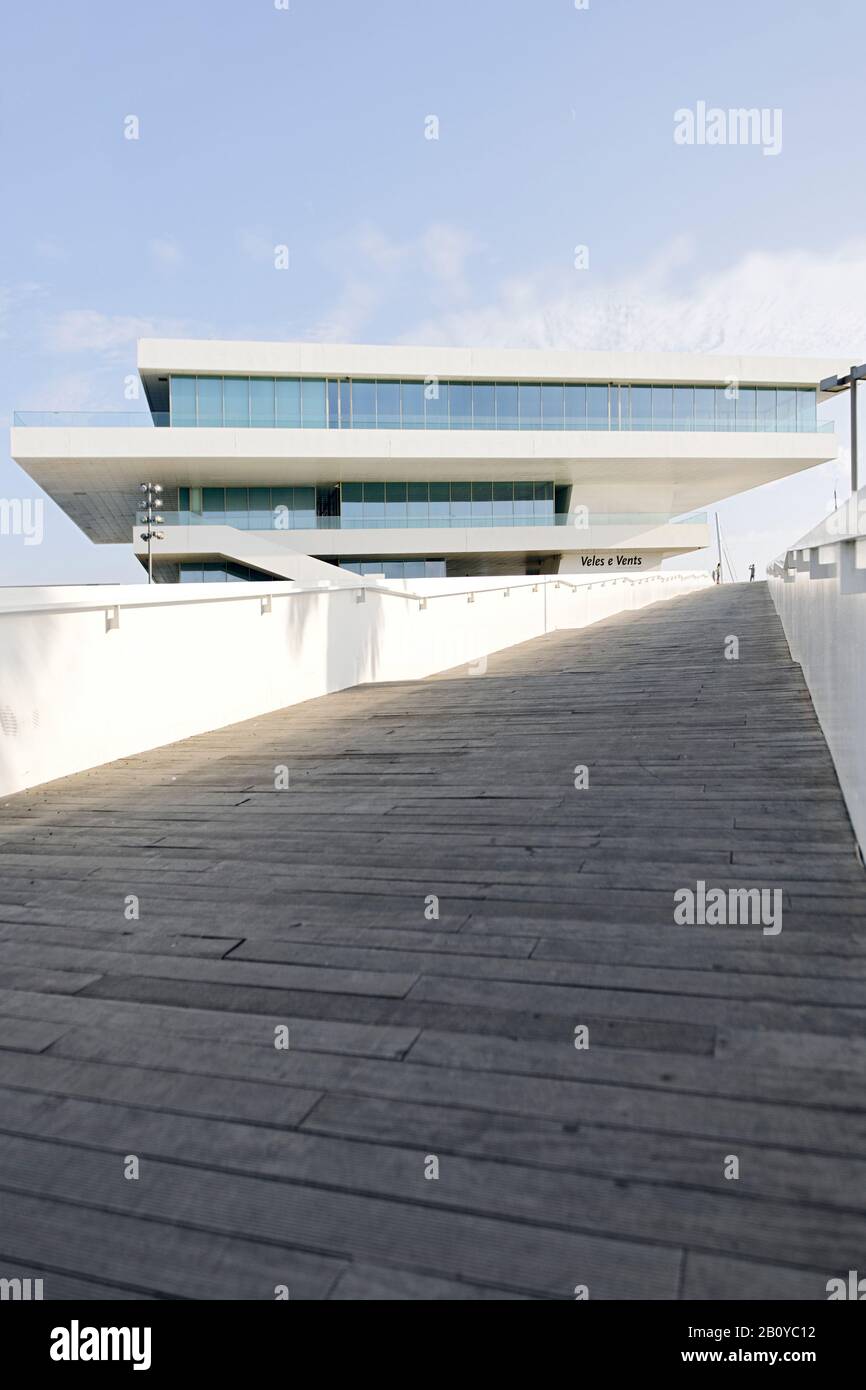 Veles e Vents, architecture by David Chipperfield, Port Americas Cup ...