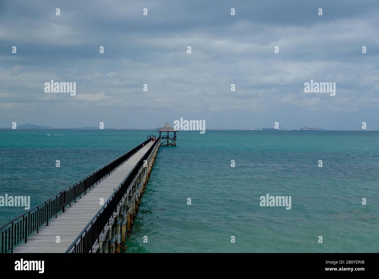 Batam Indonesia - Jetty at Nongsa Beach Stock Photo - Alamy