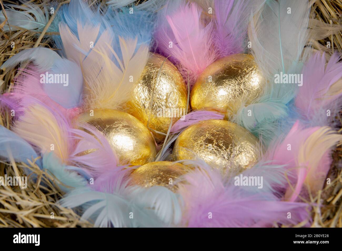 Easter frame shiny colorful hi-res stock photography and images - Alamy