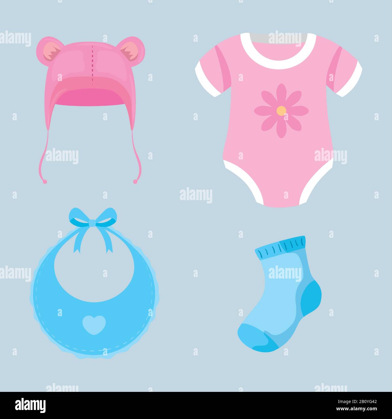 set of cute clothes baby Stock Vector Image & Art - Alamy