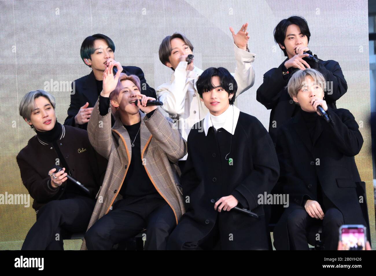 New York, New York, USA. 21st Feb, 2020. February 21, 2020 BTS live ...