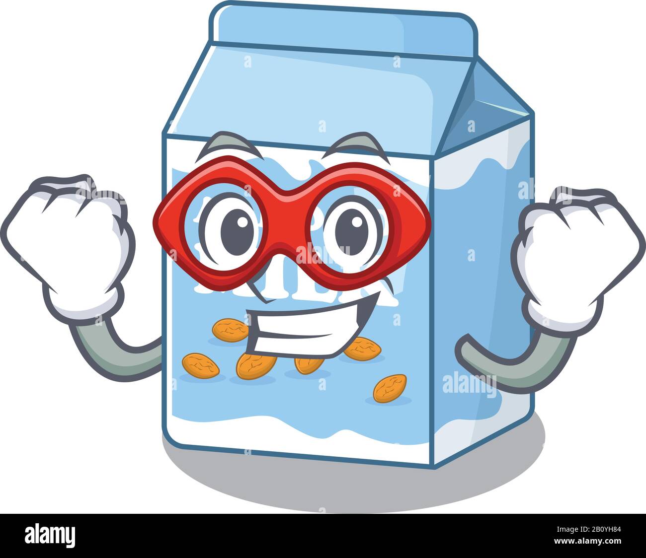 Cartoon illustration milk super hero hi-res stock photography and ...