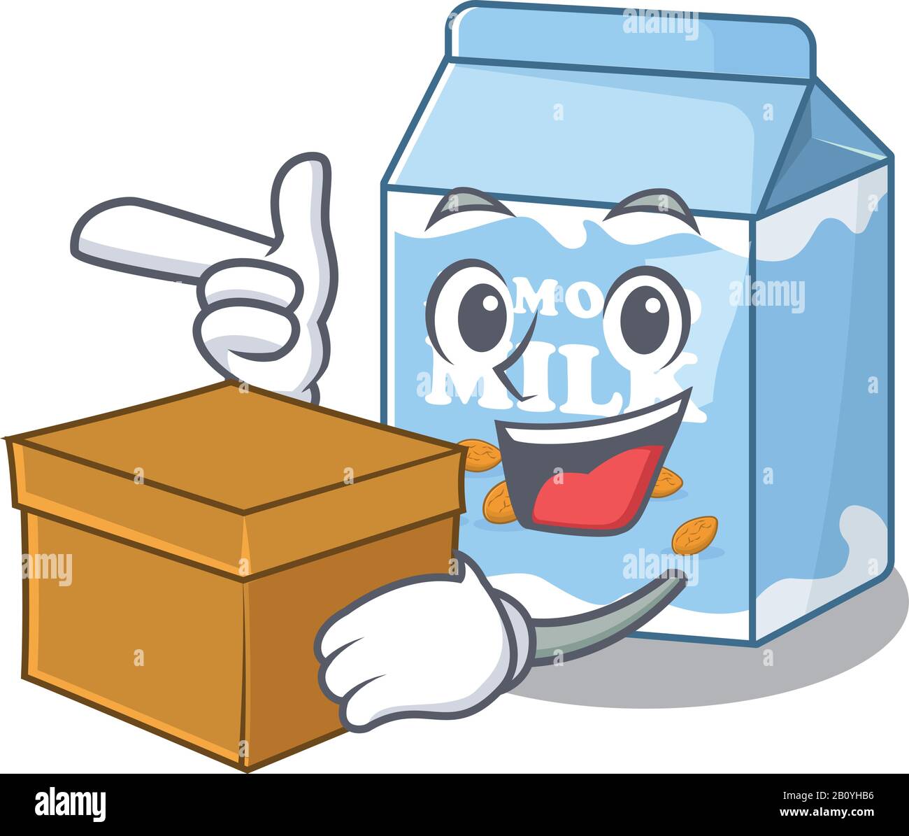 Cute almond character cartoon Cut Out Stock Images & Pictures - Alamy