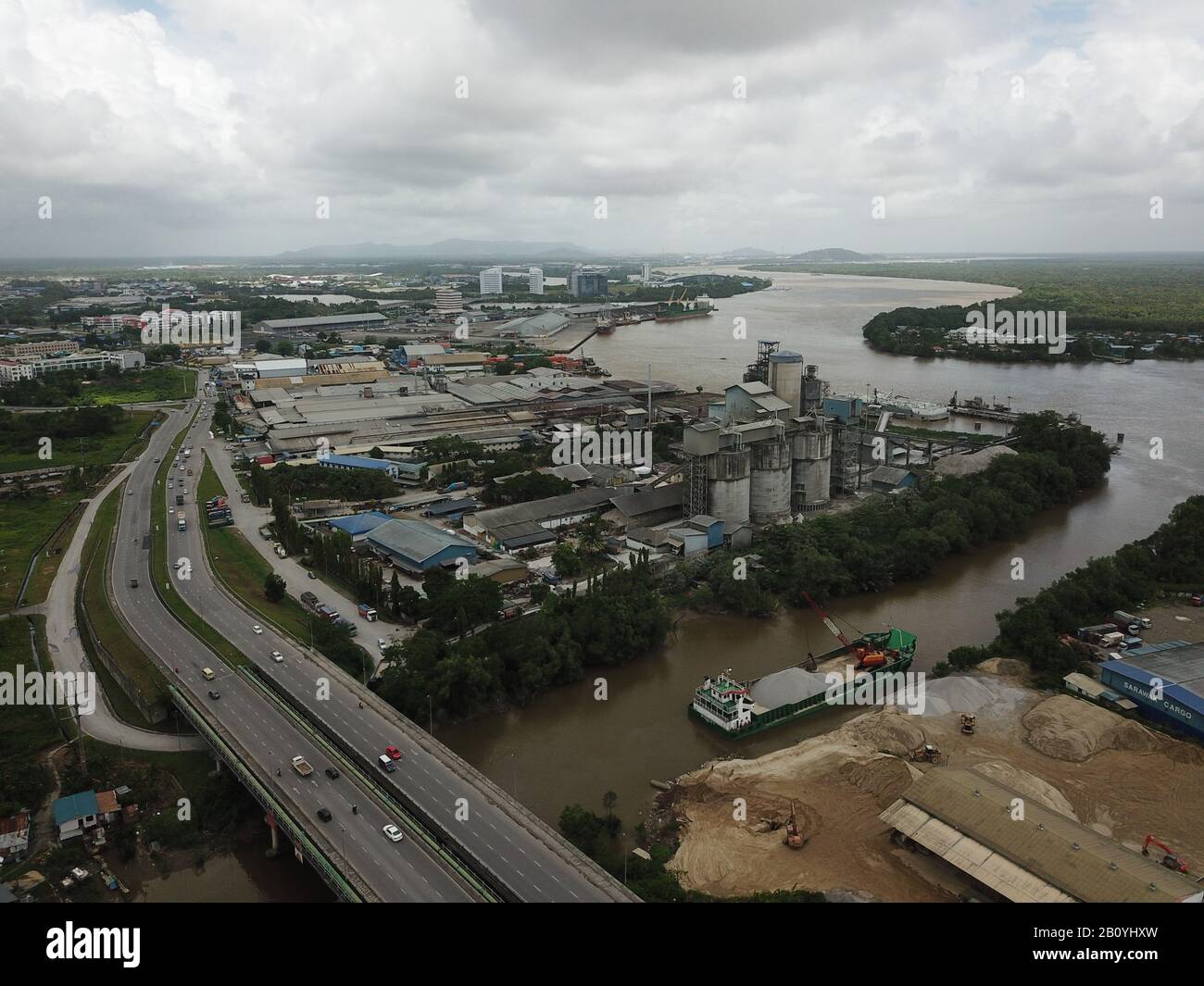Kuching, Sarawak / Malaysia - February 21, 2020: The CMS Cement ...