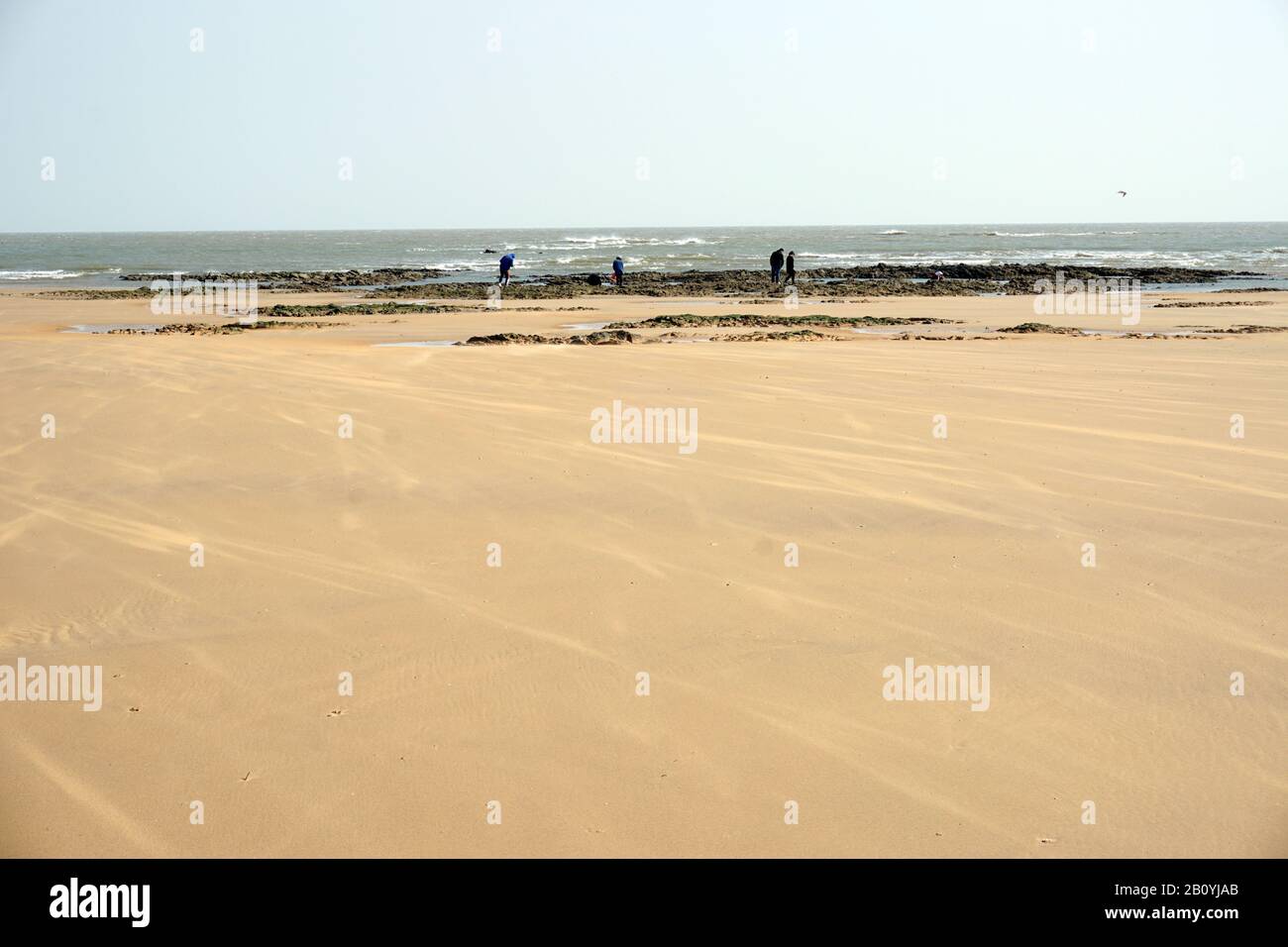Beach scenery of Wujiatai Sea in Rizhao, Shandong Province, China Stock ...