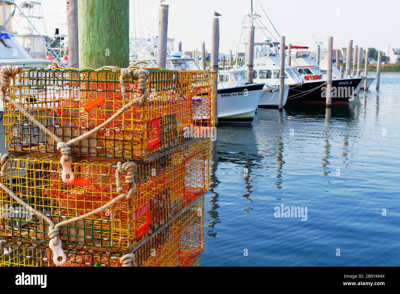 Galilee, Rhode Island, USA-May 11,2017: Galilee is a home to the ...