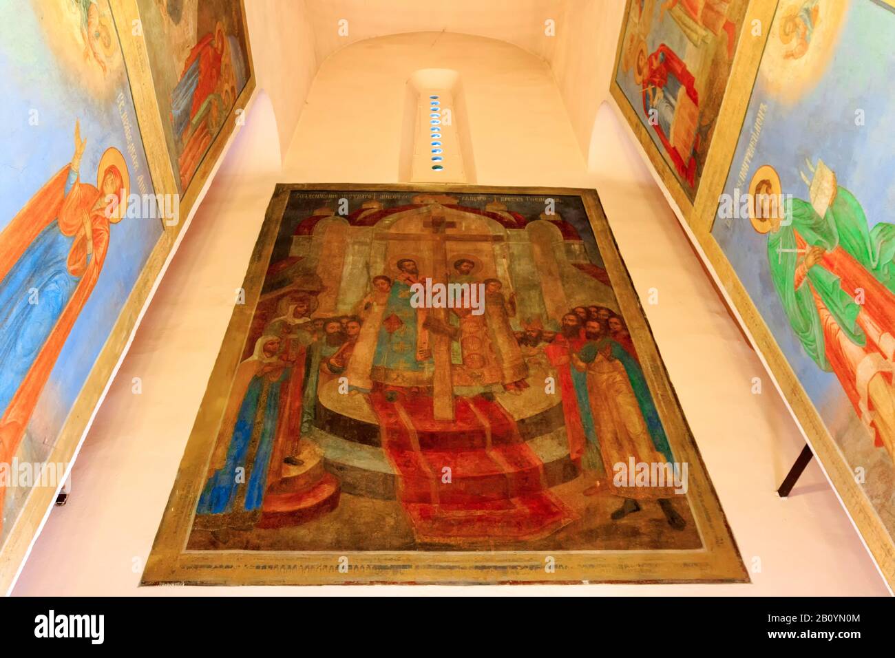 Russian Orthodox Icons in a monastery Stock Photo - Alamy