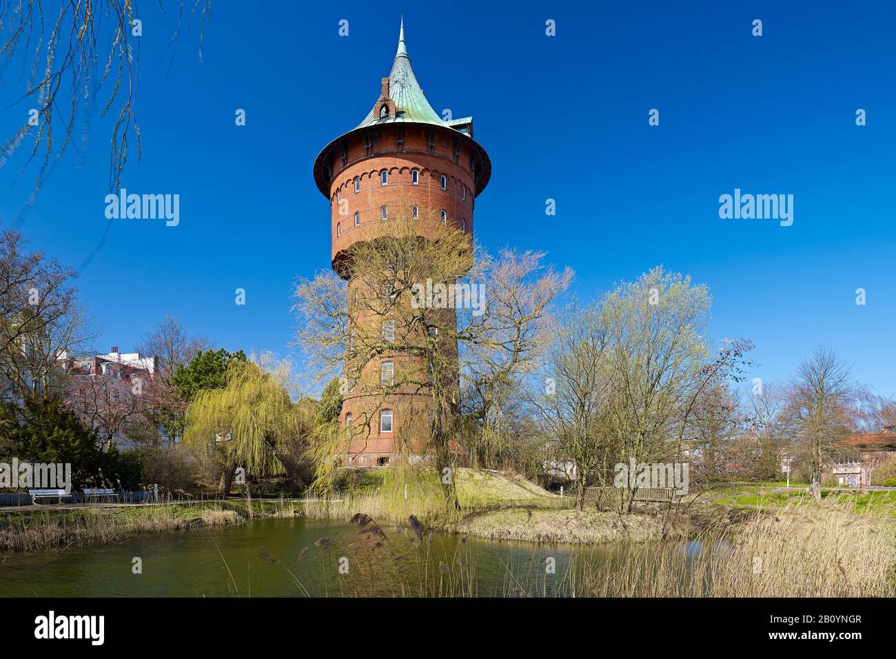 Water tower in Cuxhaven, Lower Saxony, Germany Stock Photo - Alamy