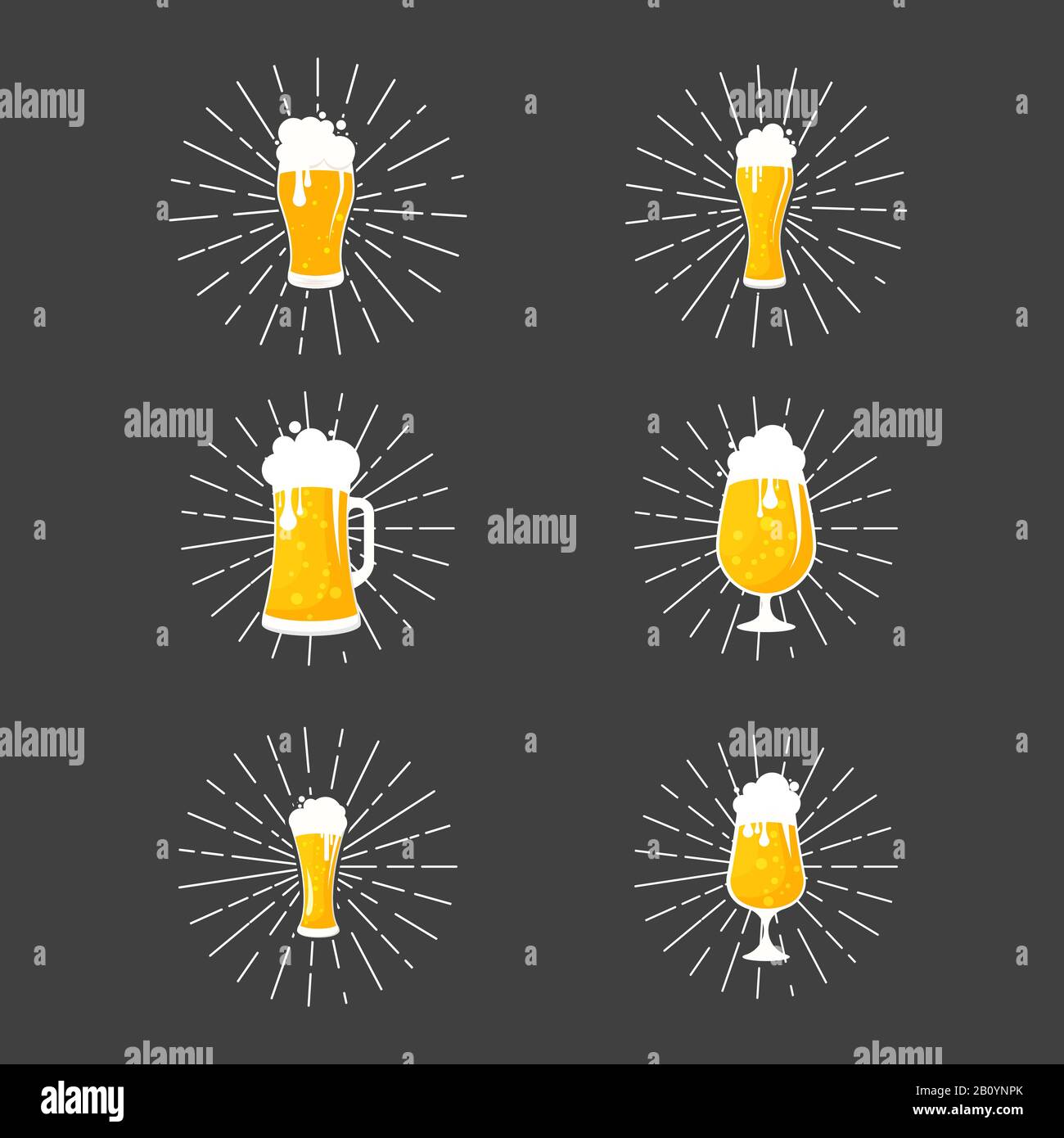 Beer craft vector illustration design template Stock Vector Image & Art ...