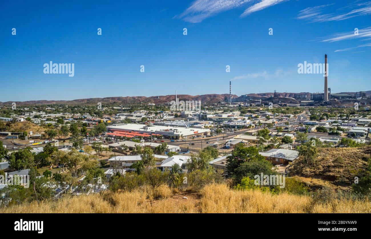 view of the mining town Mount Isa from Mount Isa Lookout, Gulf Country ... view of the mining town Mount Isa from Mount Isa Lookout, Gulf Country ...