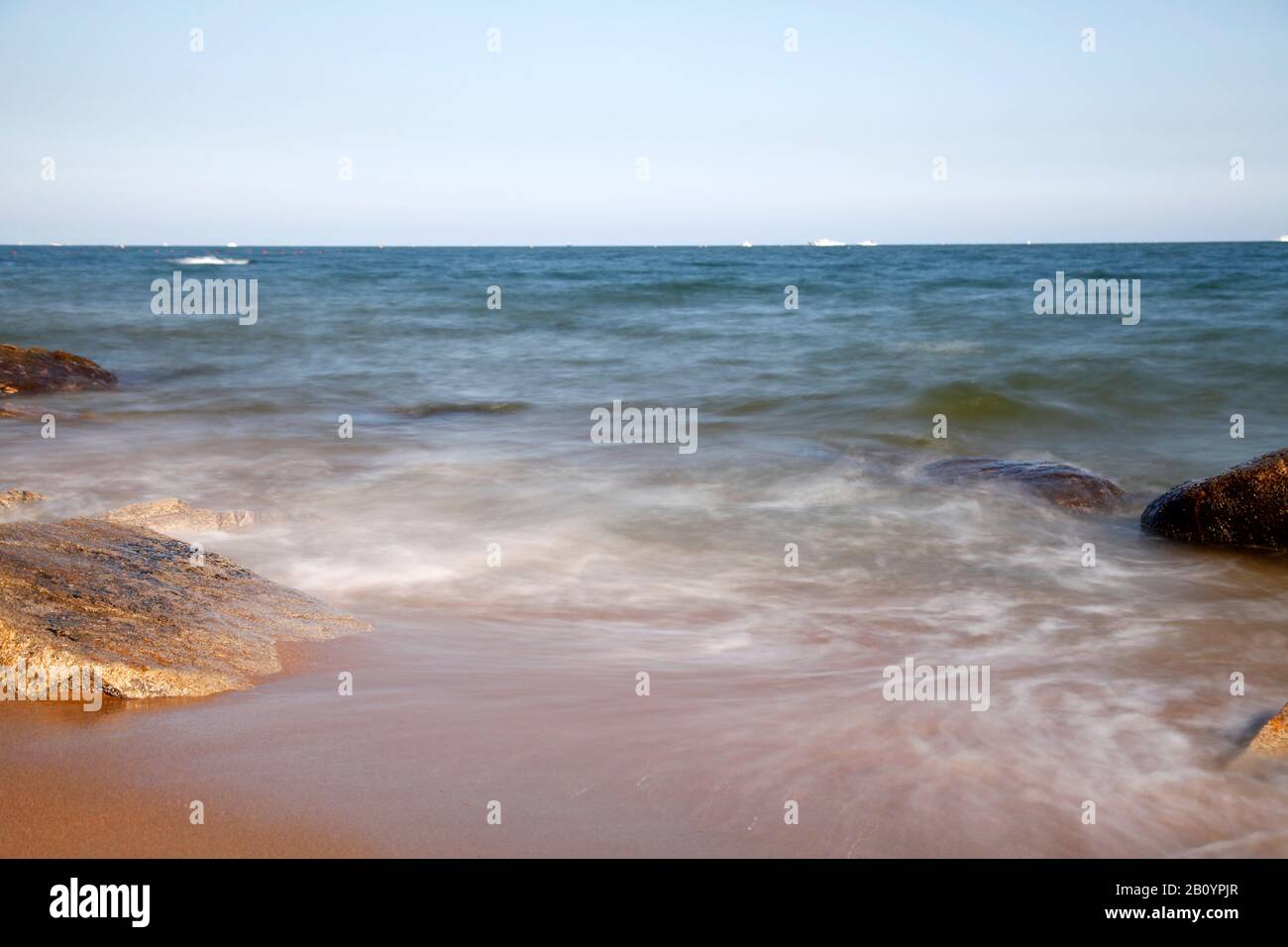 The seaside scenery Stock Photo - Alamy