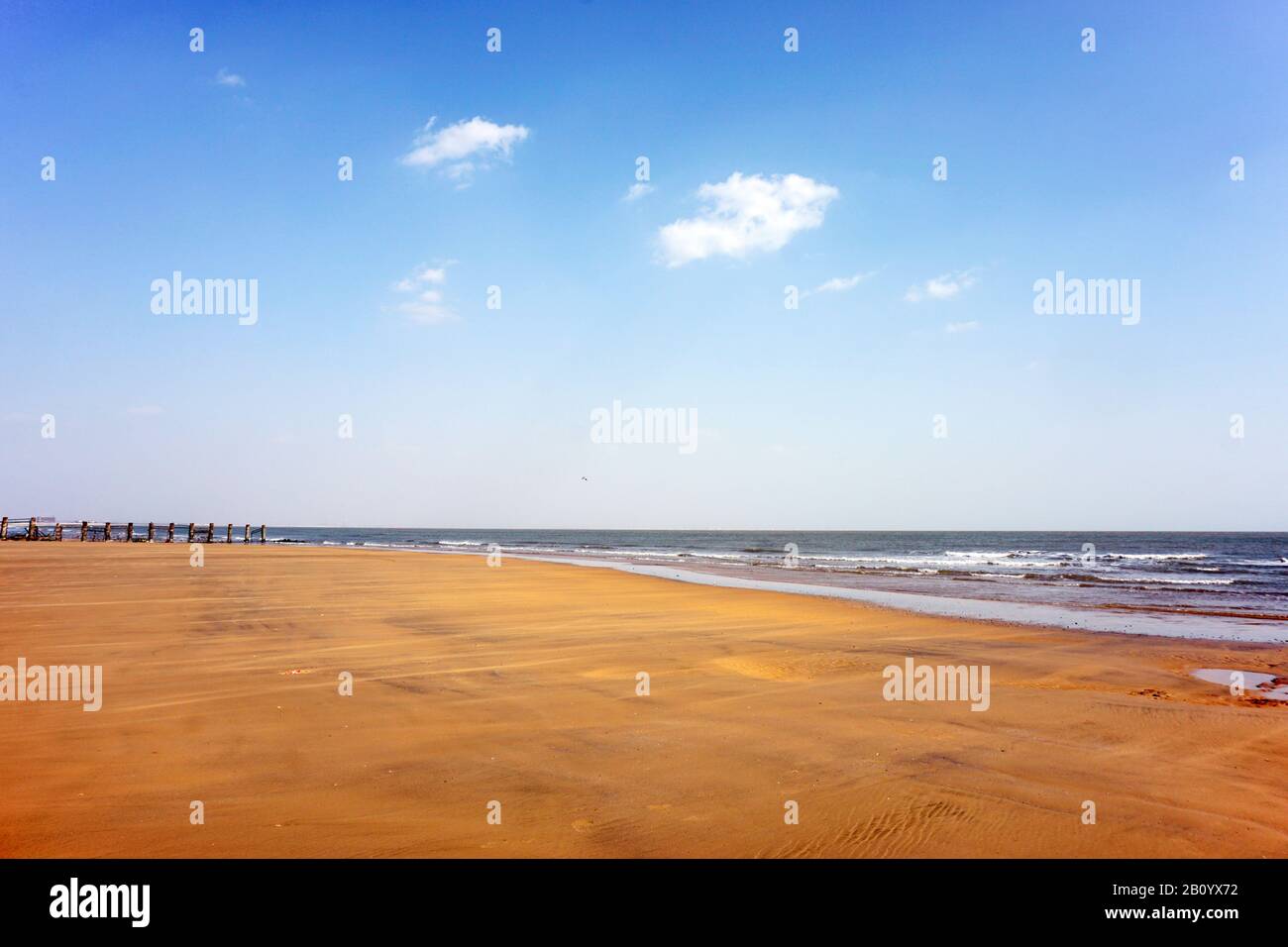 Beach scenery of Wujiatai Sea in Rizhao, Shandong Province, China Stock ...