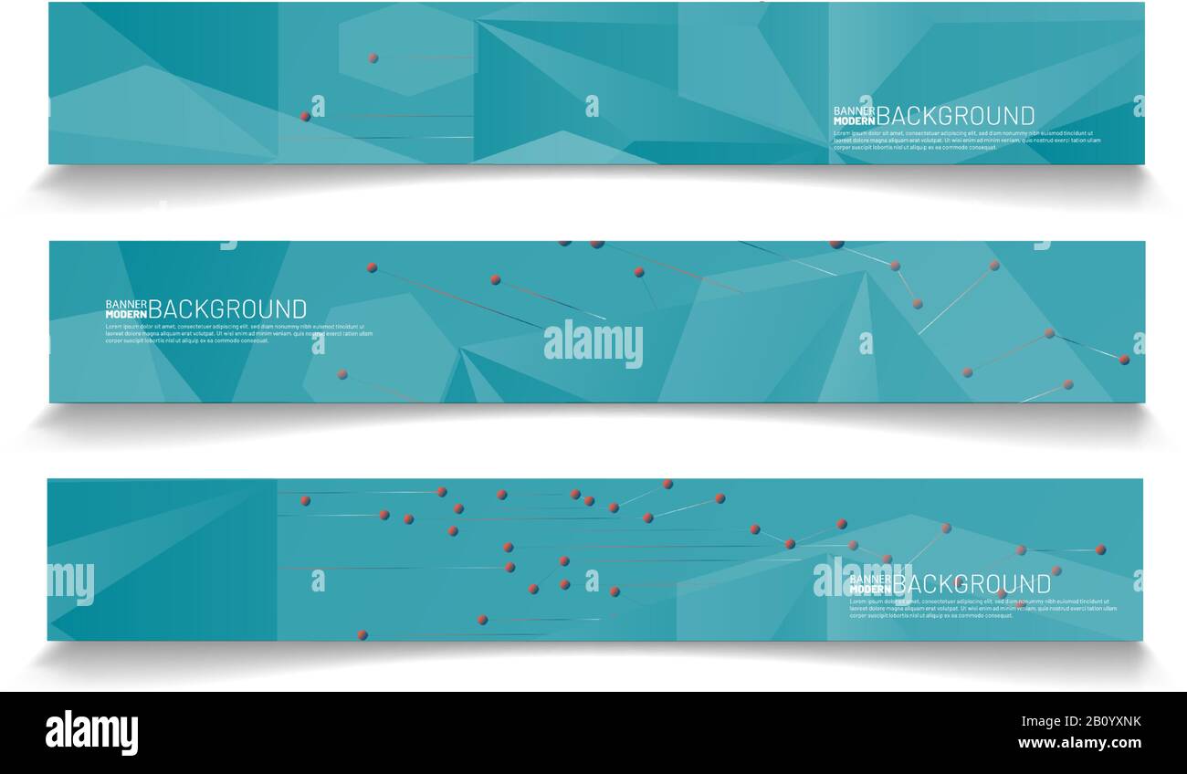Set abstract banner background design. vector illustration template ...