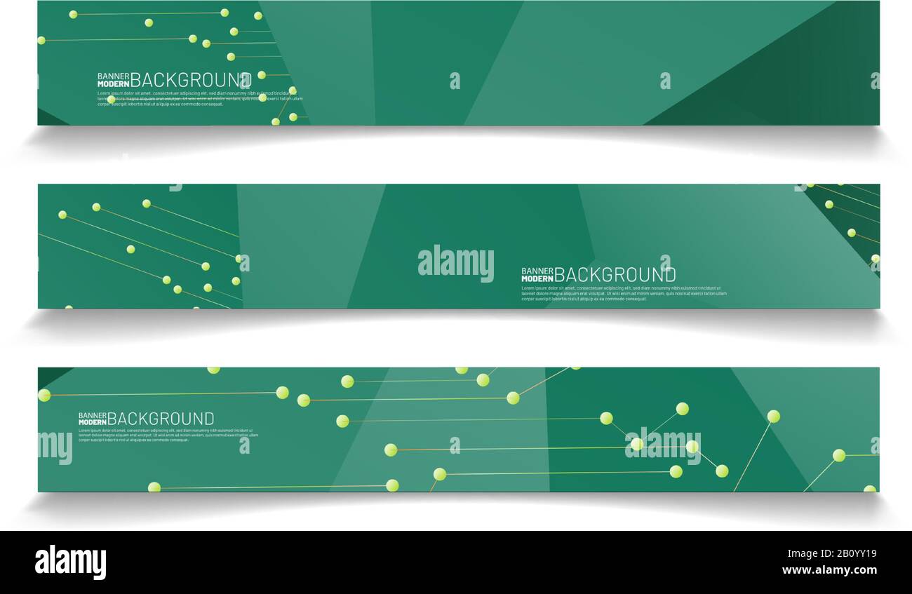 Set abstract banner background design. vector illustration template ...