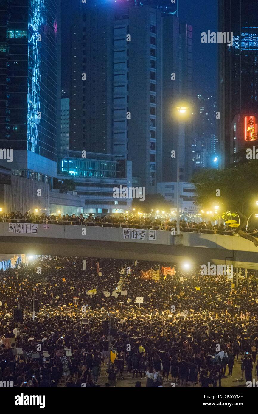 Democracy protests hong kong 2019 hi-res stock photography and images ...