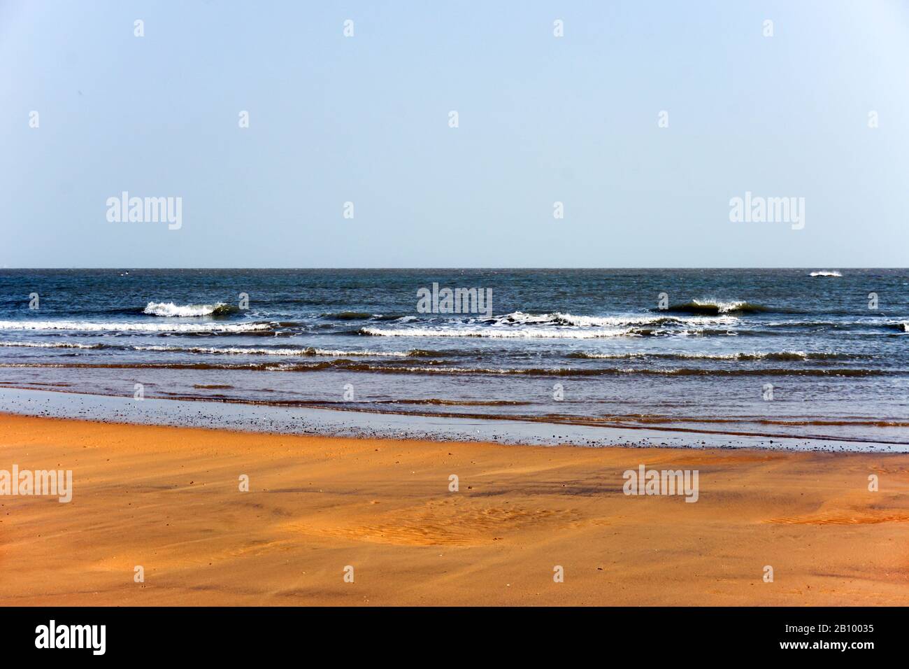 Beach scenery of Wujiatai Sea in Rizhao, Shandong Province, China Stock ...