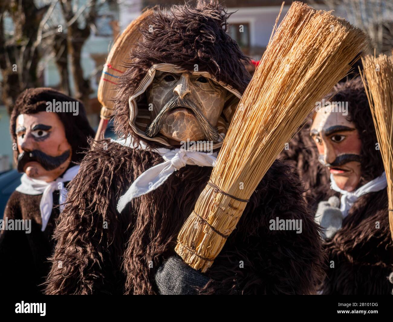 Rollat seen during the carnival.Traditional carnival in Sappada, a ...