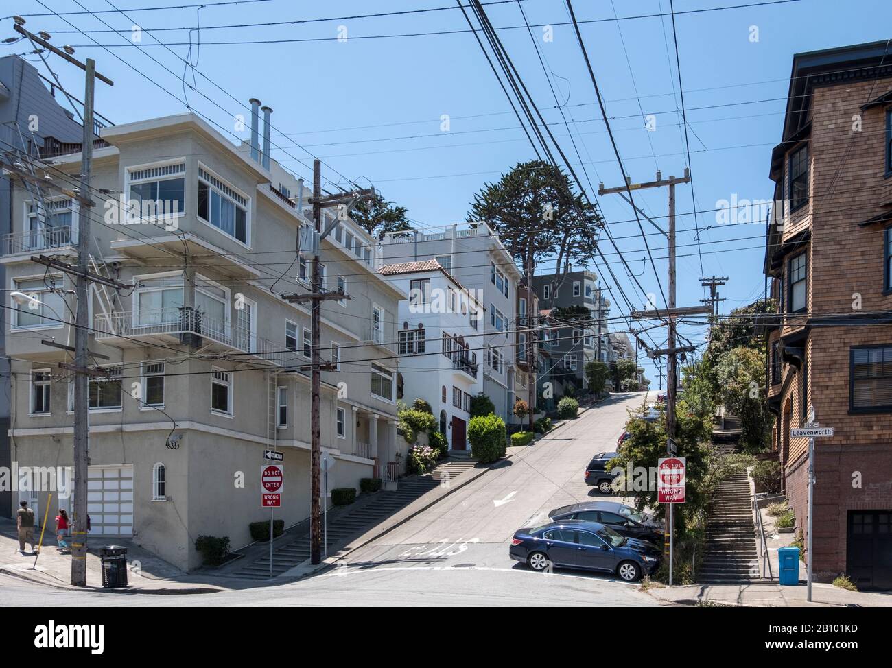 San francisco steep road hi-res stock photography and images - Alamy