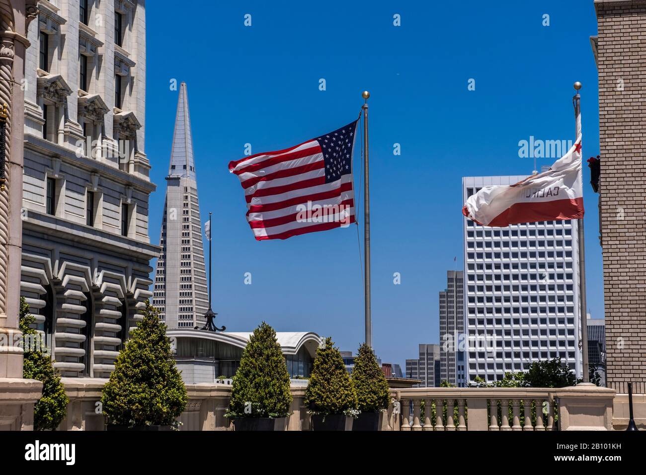 Transamerica Pyramid Tower Construction High Resolution Stock ...