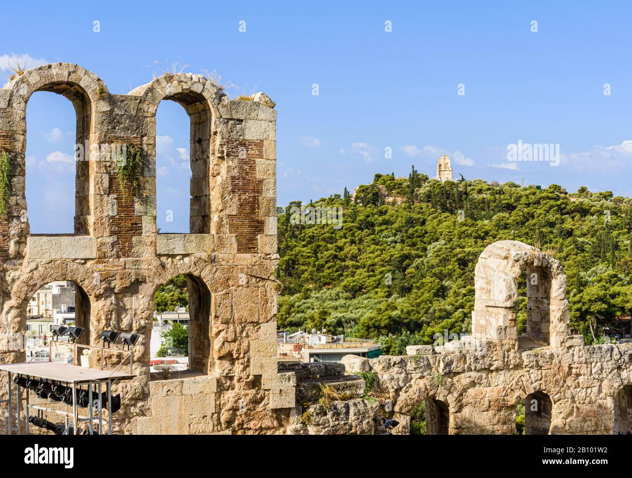 Athens hill view hi-res stock photography and images - Alamy